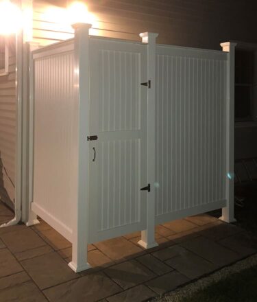 Outdoor Shower Enclosure Kit - Cedar | CapeCodShowerKits.com